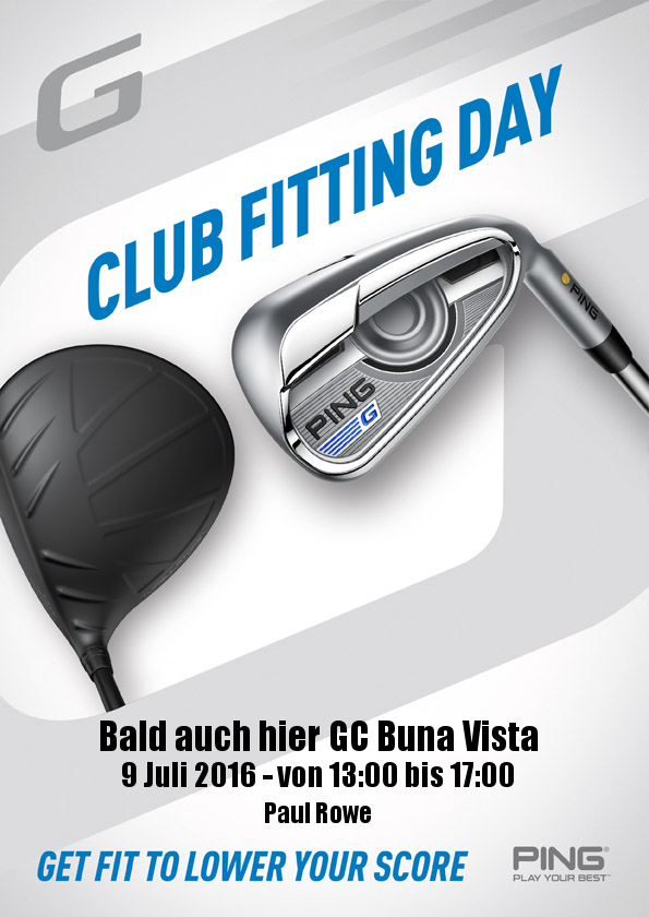 PING Club Fitting Day – BUNA VISTA GOLF SAGOGN